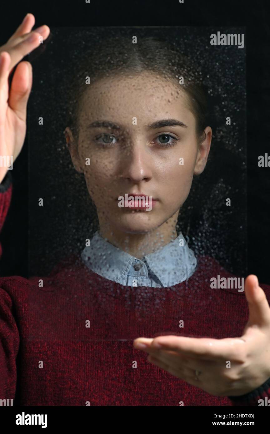 portrait, young woman, depression, portraits, girl, girls, woman, young ...