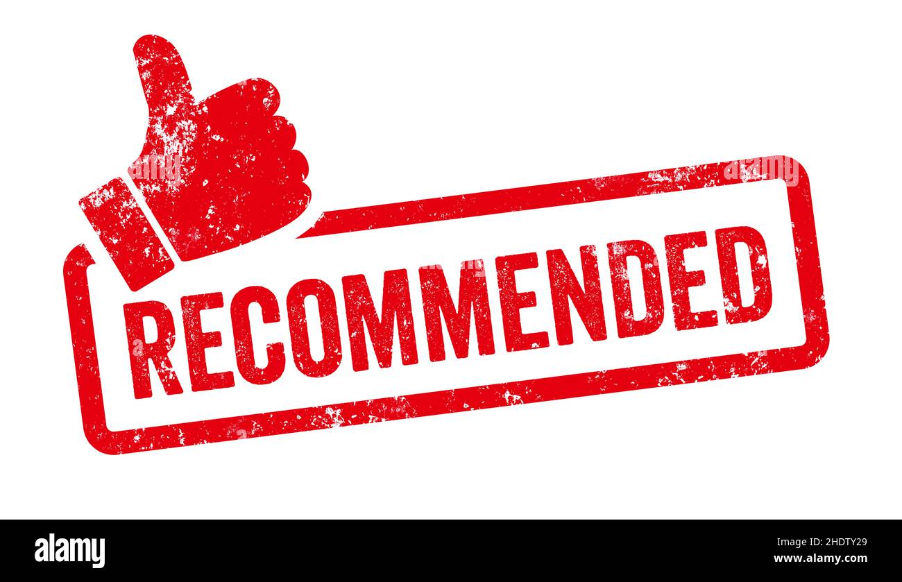 Recommended word hi-res stock photography and images - Alamy