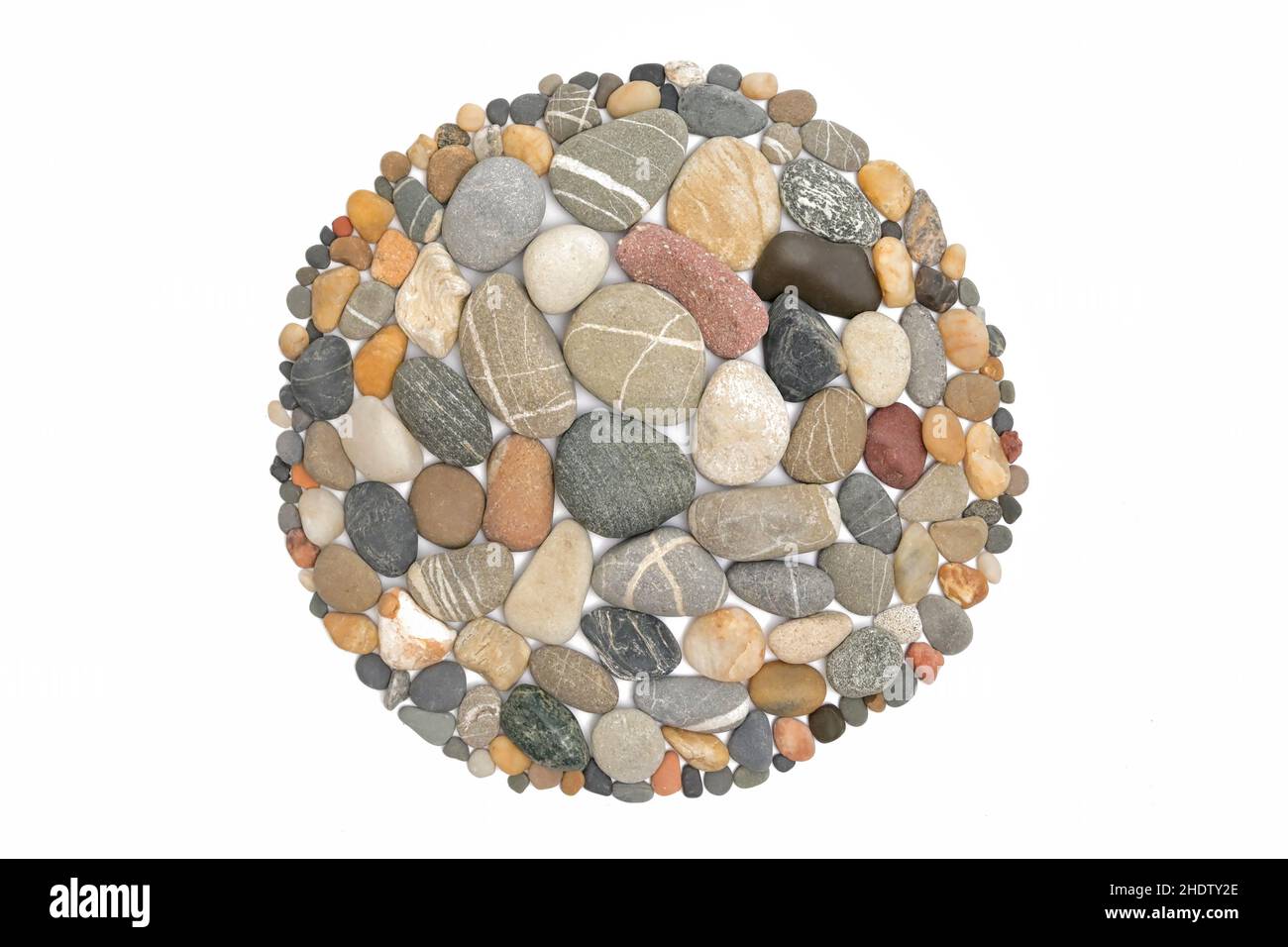 pebble, circle, pebbles, circles Stock Photo - Alamy