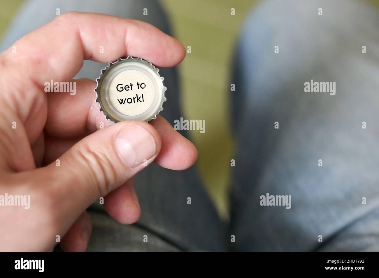 get to work Stock Photo - Alamy