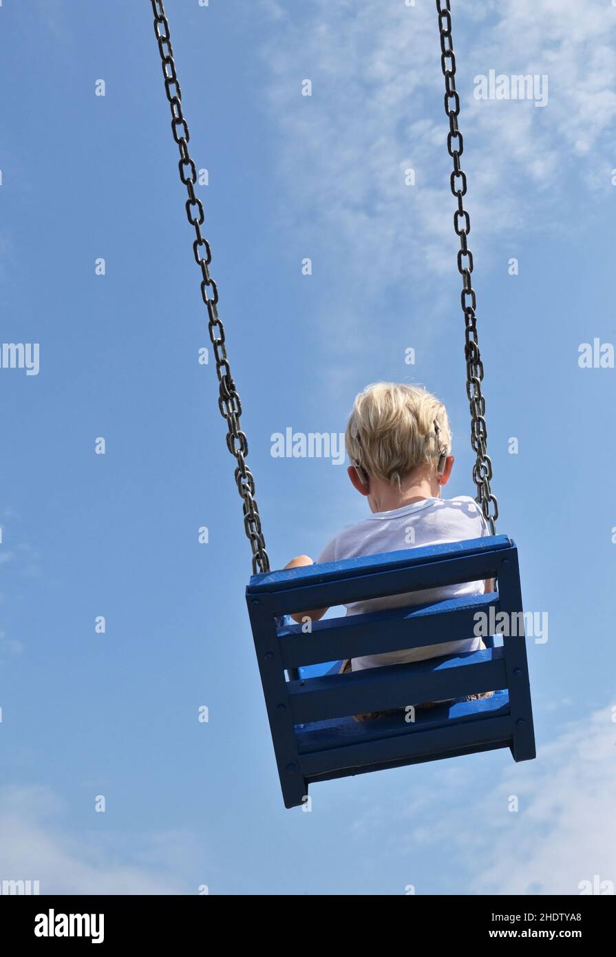 boy, swing, rocking, boys Stock Photo - Alamy