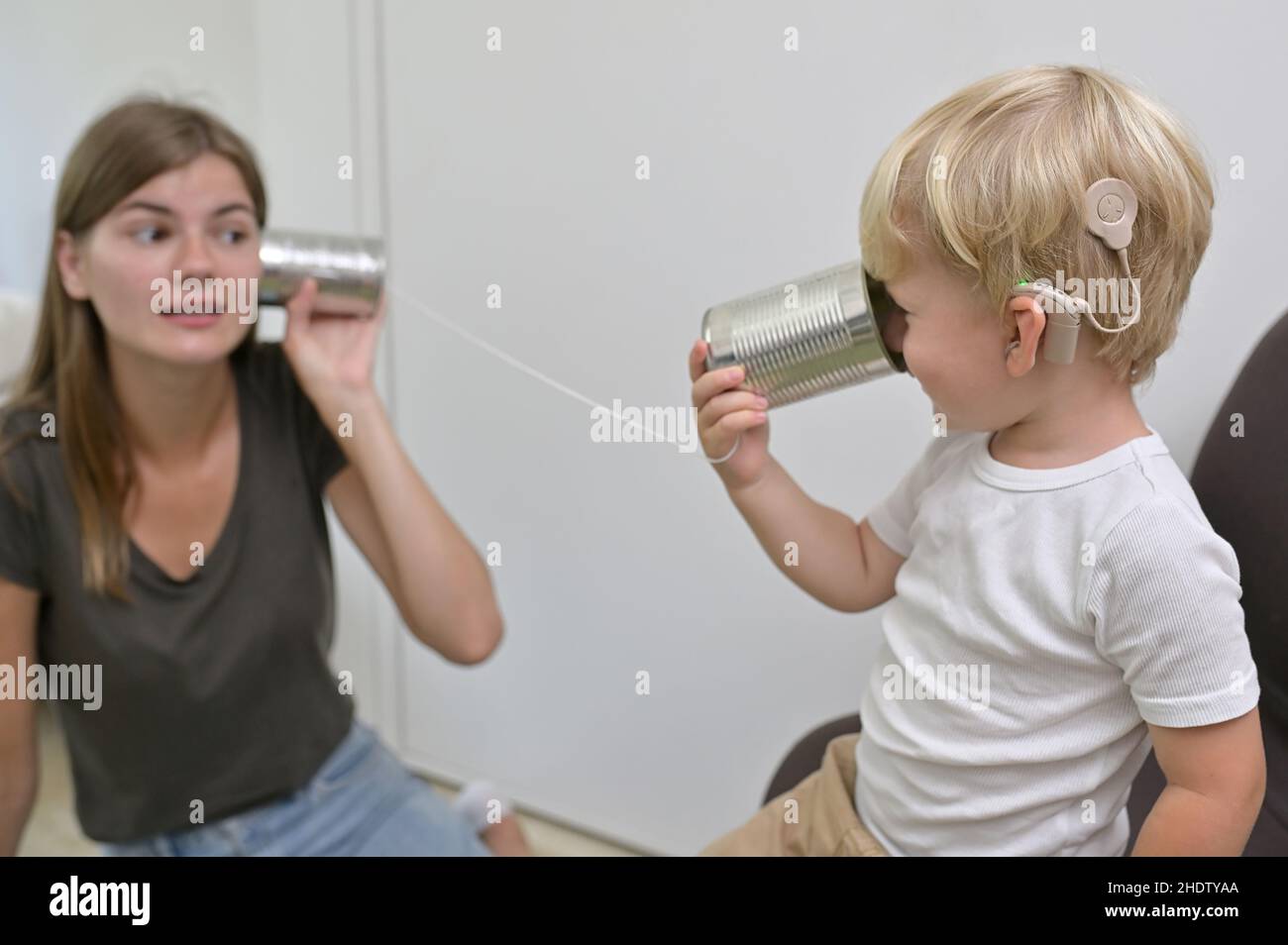 deaf, hearing aid, deafs, hearing aids Stock Photo - Alamy