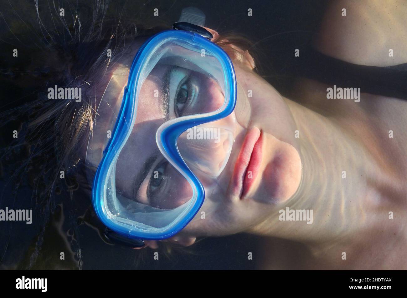woman, scuba mask, female, ladies, lady, women, scuba masks Stock Photo ...