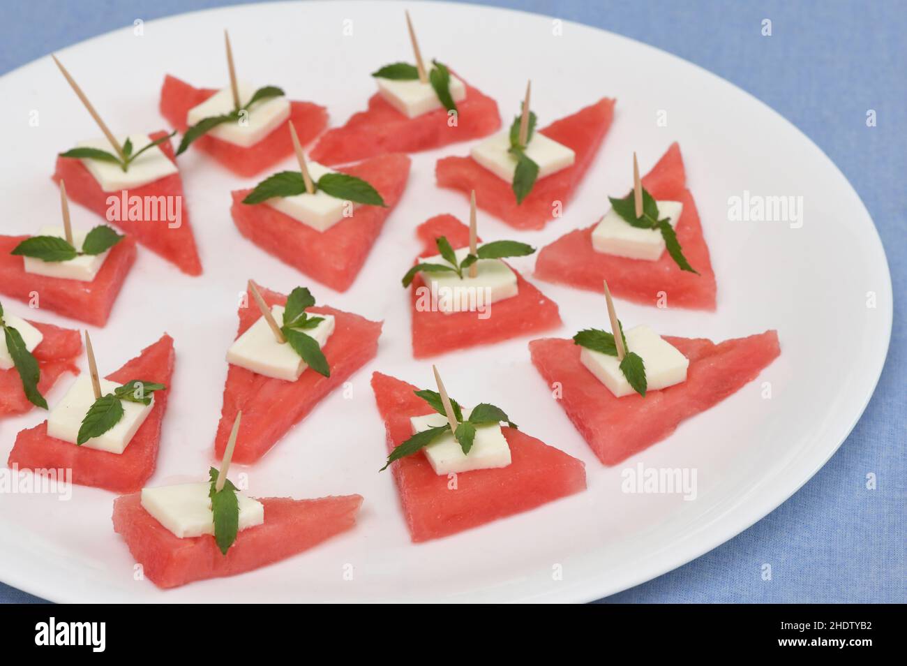 finger food, watermelon, finger foods, watermelons Stock Photo - Alamy