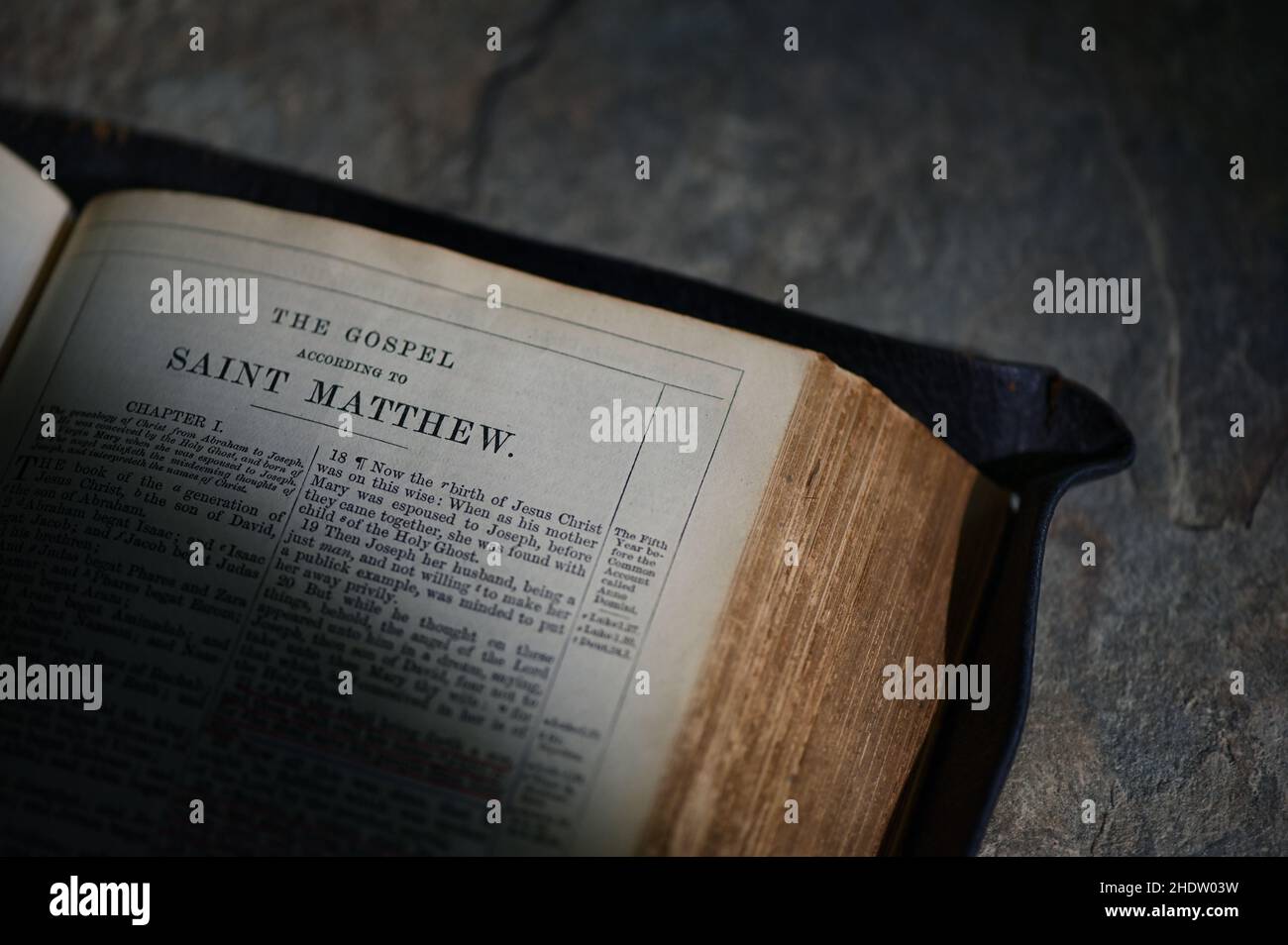 Book of gospel hi-res stock photography and images - Alamy