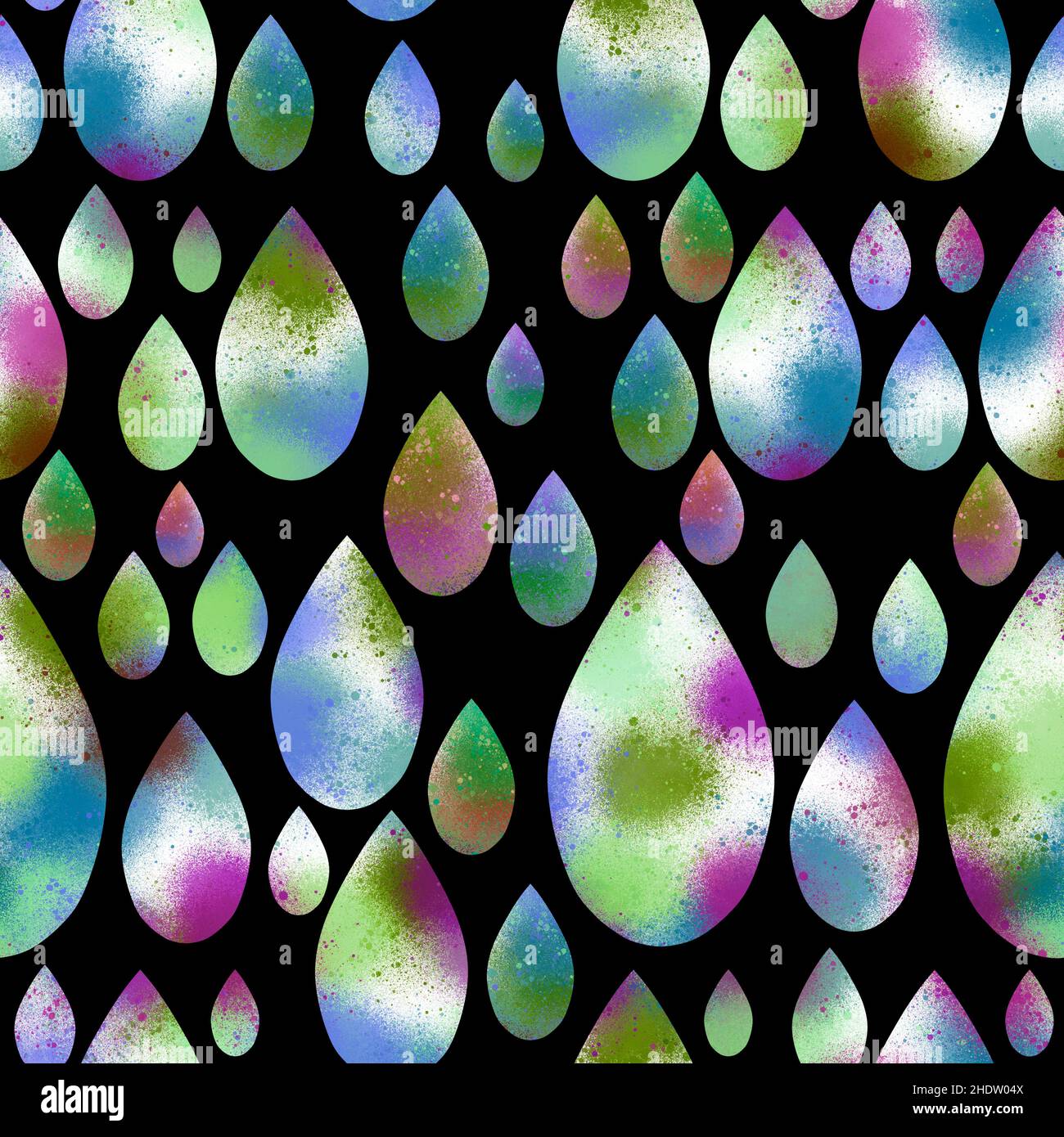 Seamless rain water drops pattern for fabrics and textiles and linens ...