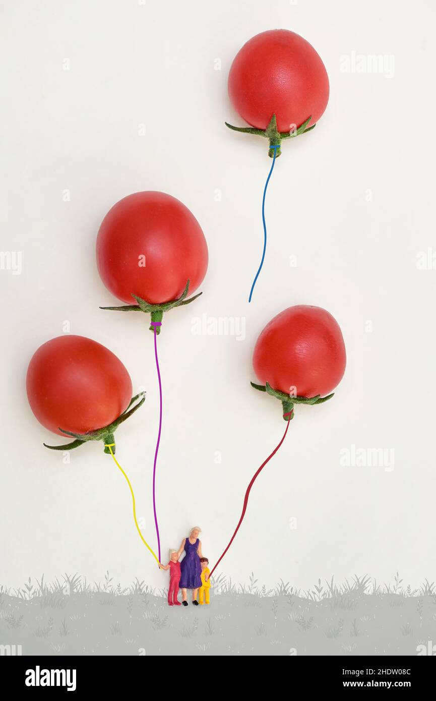 balloon, tomato, balloons, tomatoe, tomatoes, tomatos Stock Photo - Alamy