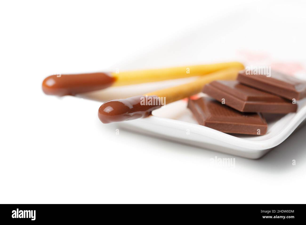 Biscuit sticks in chocolate hi-res stock photography and images - Alamy