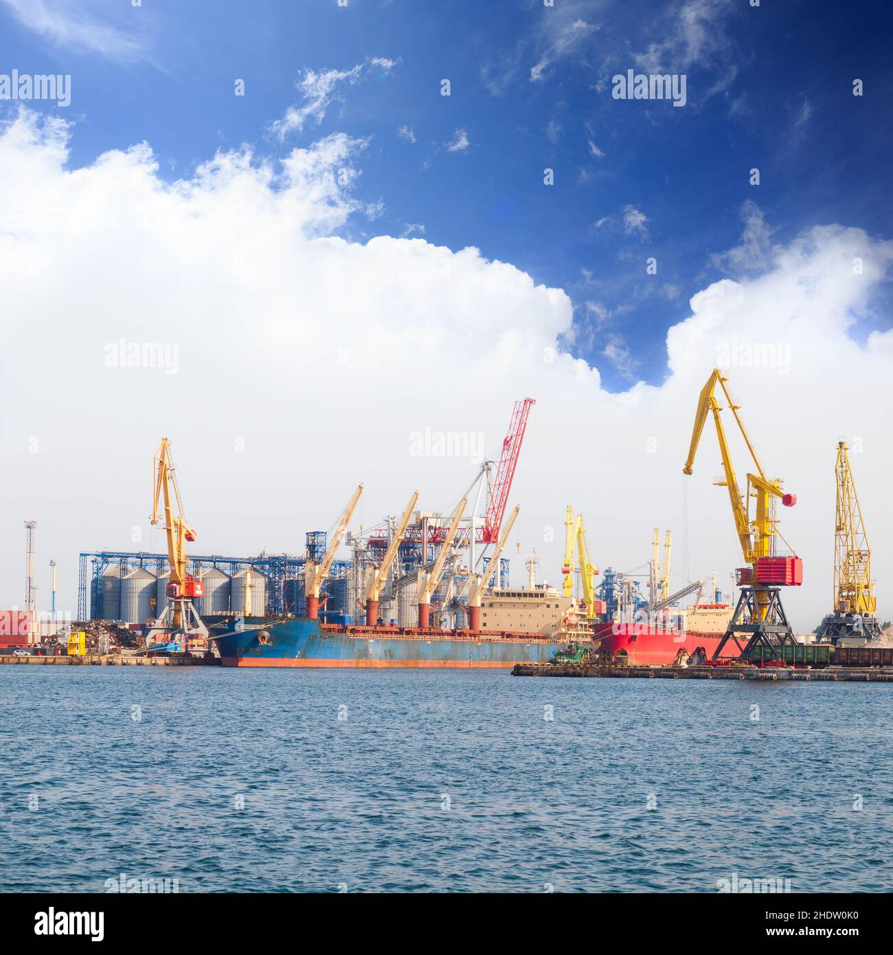 container port, port, container ports, ports Stock Photo - Alamy