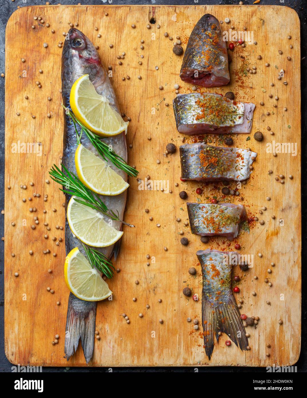 fish, ingredients, fishes, ingredient Stock Photo - Alamy