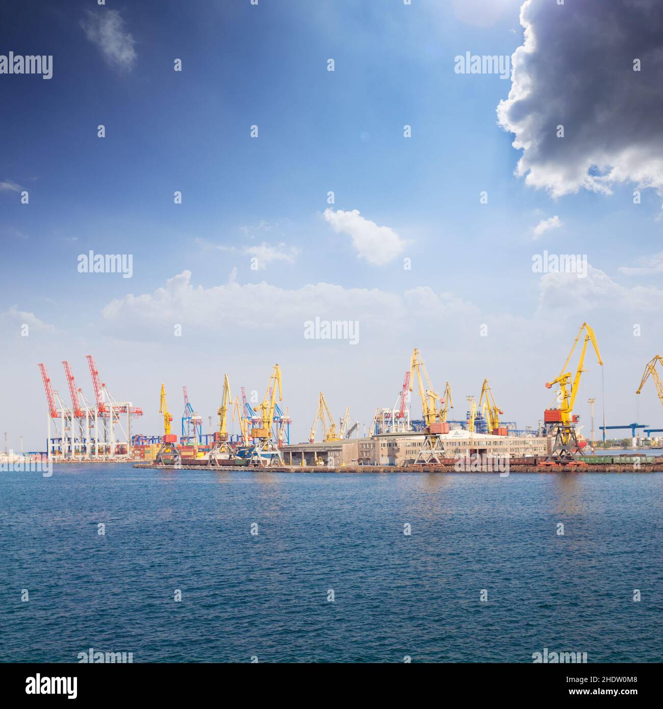 harbor crane, container port, port, cranes, container ports, ports ...