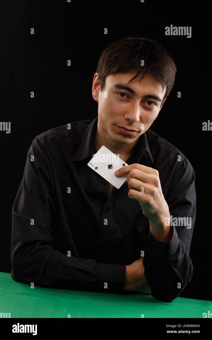 Card players outside hi-res stock photography and images - Alamy