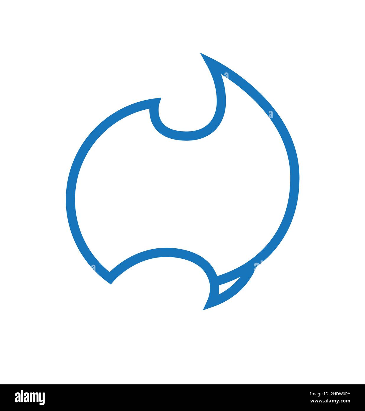 cute cartoon map outline of Australia simplified and stylised stylized ...