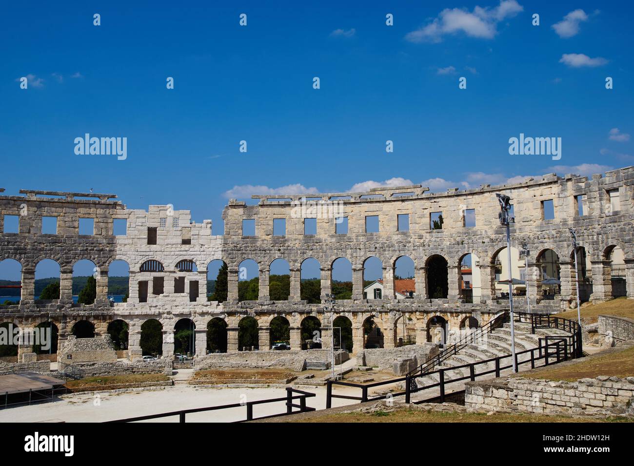 roman, amphitheater, pula, romans, amphitheaters, pulas Stock Photo - Alamy