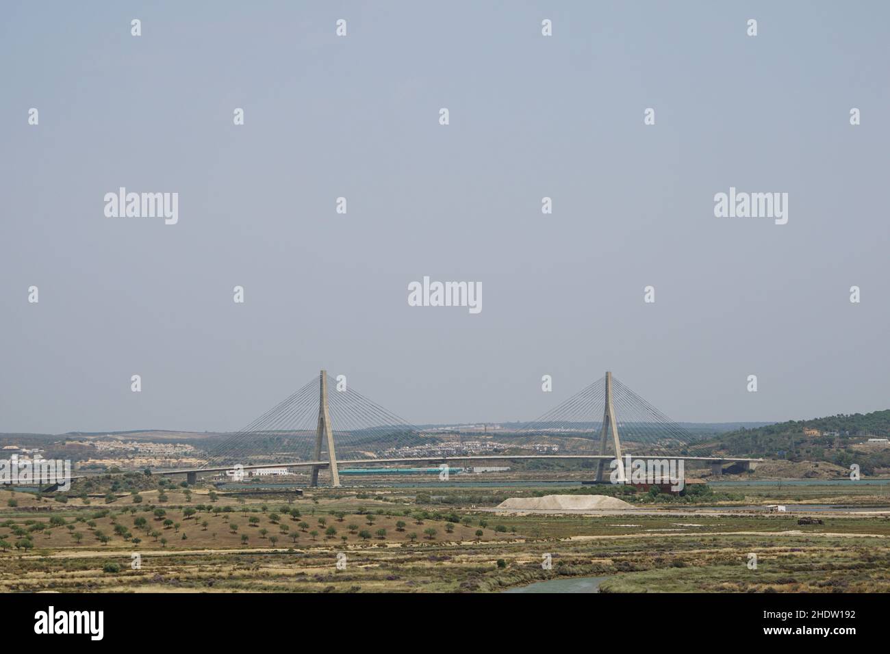 border, spain, portugal, cable-stayed bridge, borders, spains ...