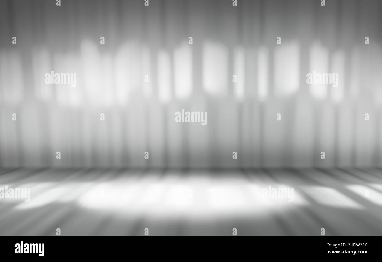 Effect of overlapping shadows on white forming an angle. Abstract light ...