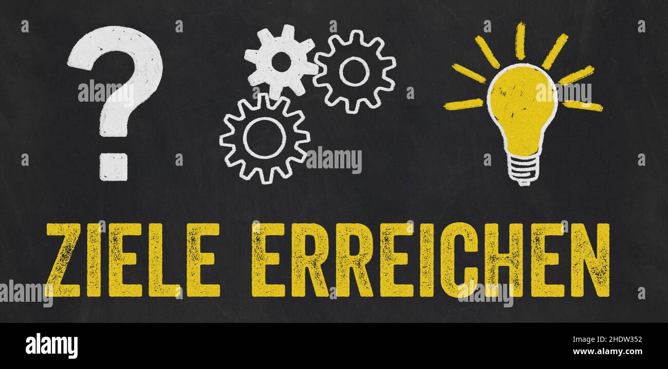 Ziele erreichen hi-res stock photography and images - Alamy