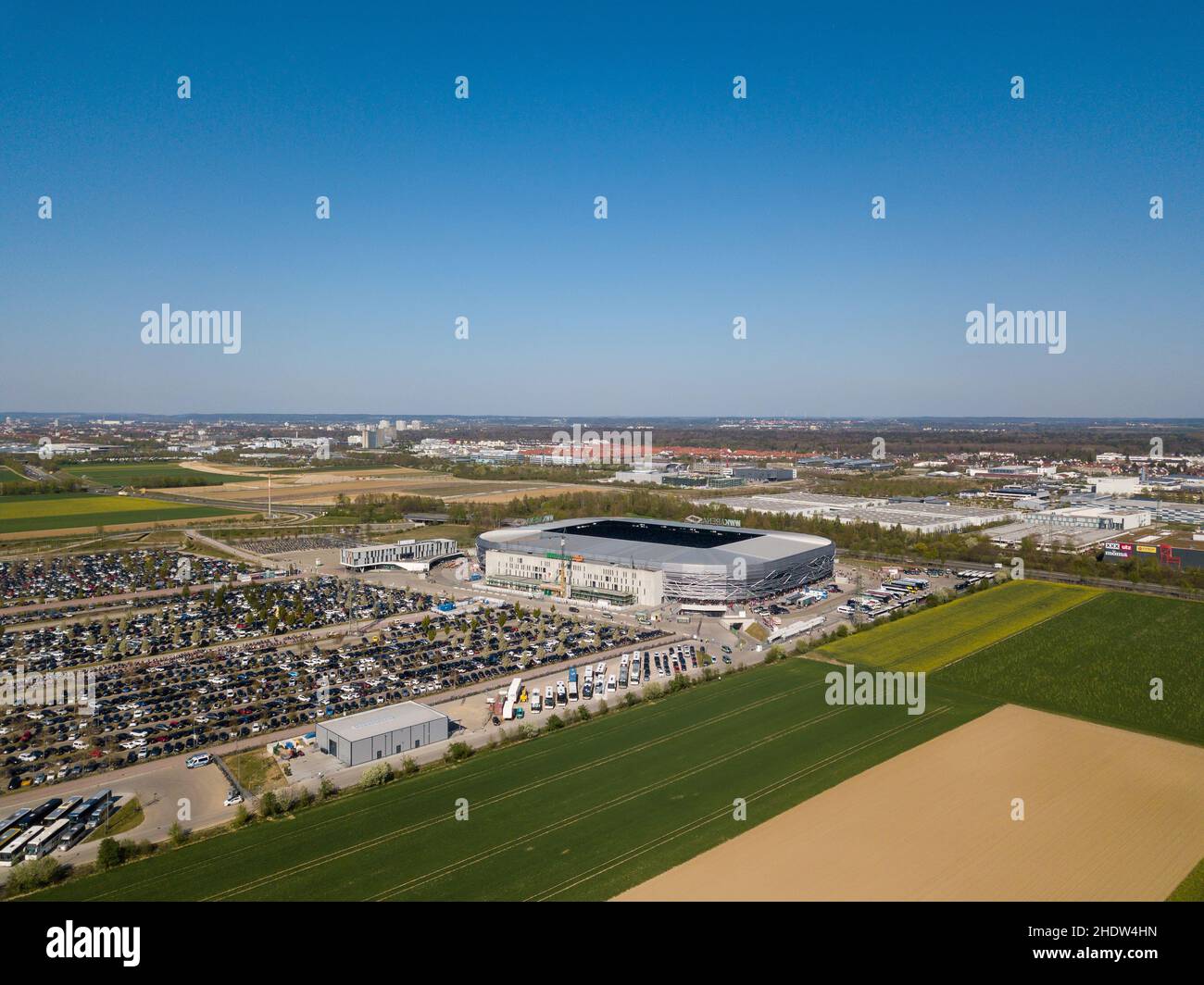 parking lot, socce stadium, car park, car-park, carpark, football ...