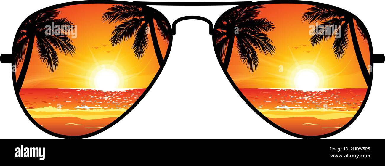 Sunlight reflected on sea Stock Vector Images - Alamy