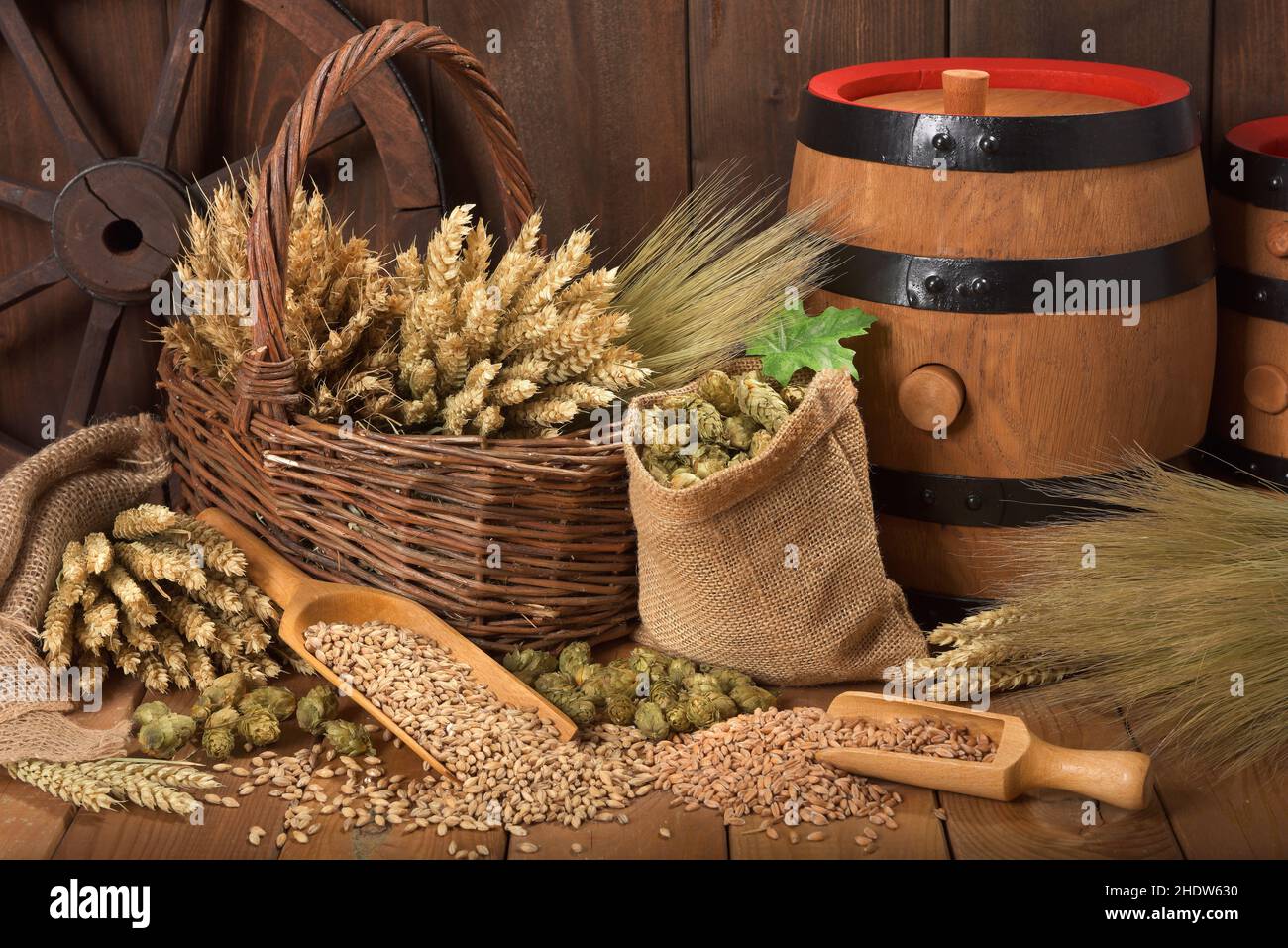 brewery, beer keg, breweries, kegs Stock Photo - Alamy