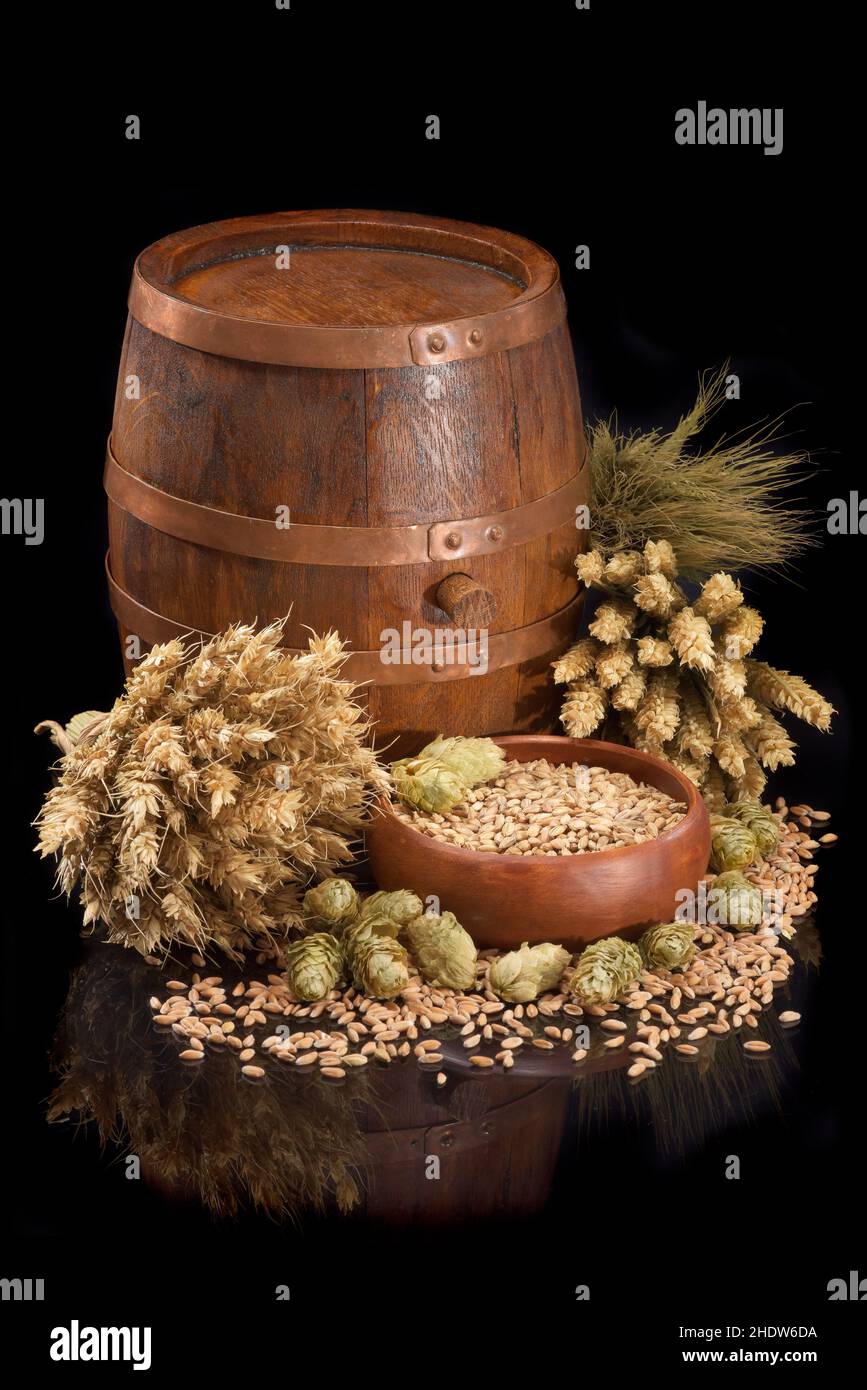 beer, ingredient, wooden barrel, beers, ingredients, wooden barrels ...