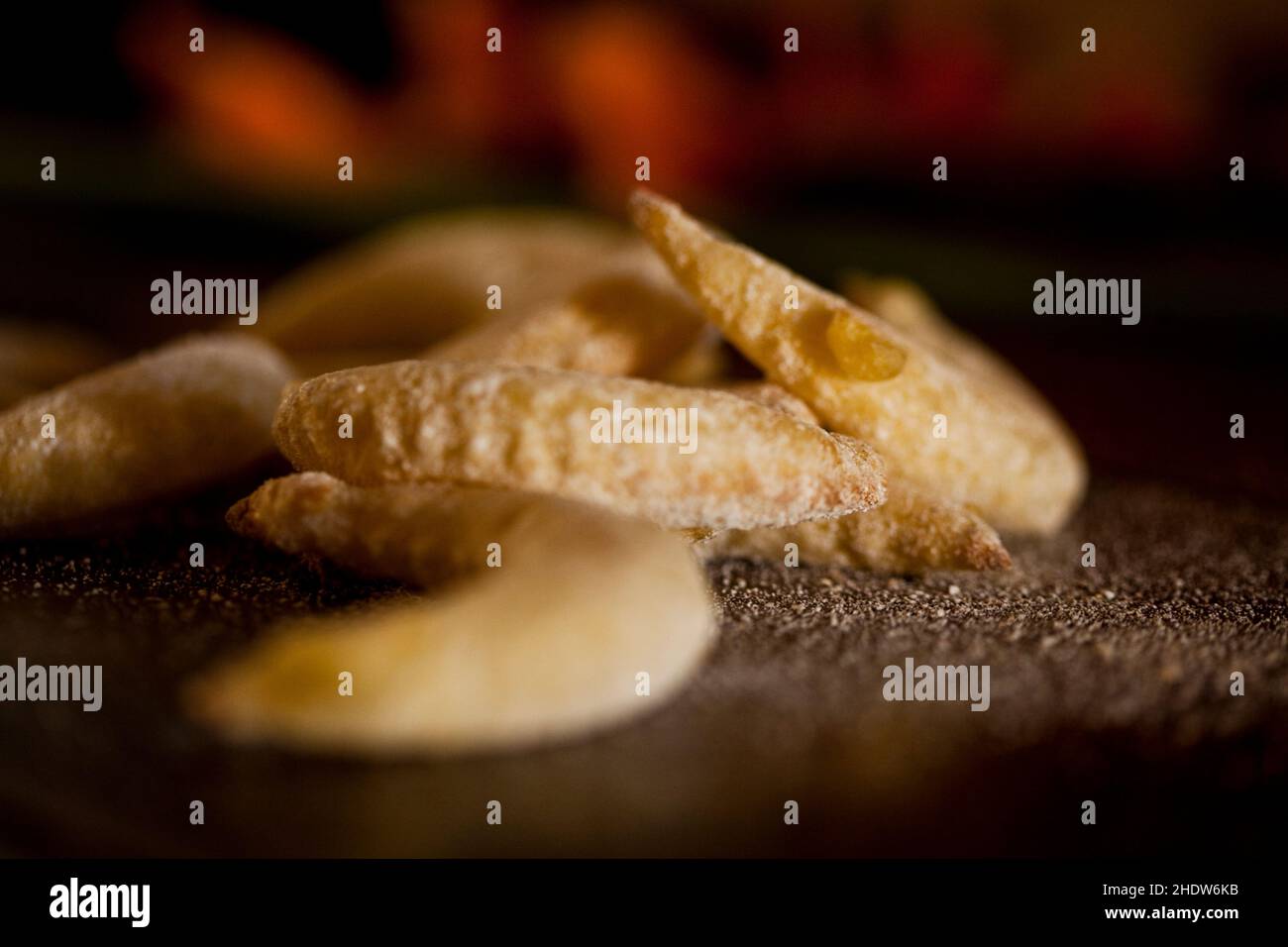 Fancy Brazilian Tapioca chips. Flatbread made from cassava. Food ...