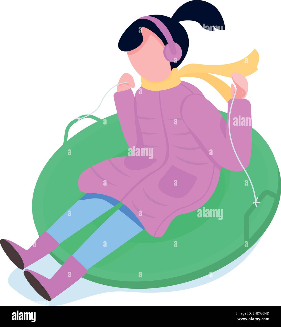 Little asian kid playing slide Cut Out Stock Images & Pictures - Alamy