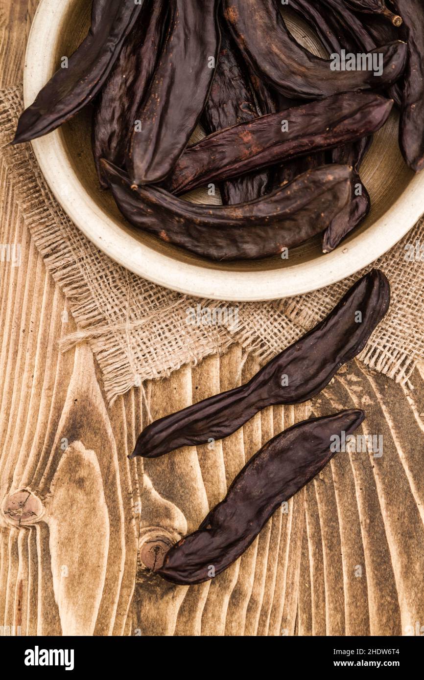 vegetable, carob, locust, vegetables, carobs Stock Photo - Alamy