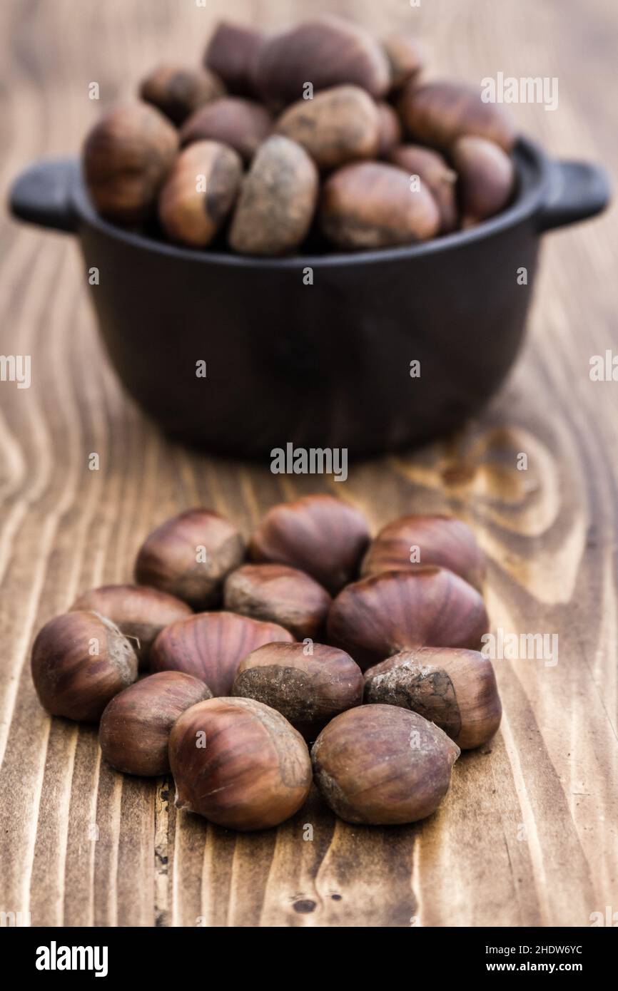 Vertical shot chestnuts hi-res stock photography and images - Alamy