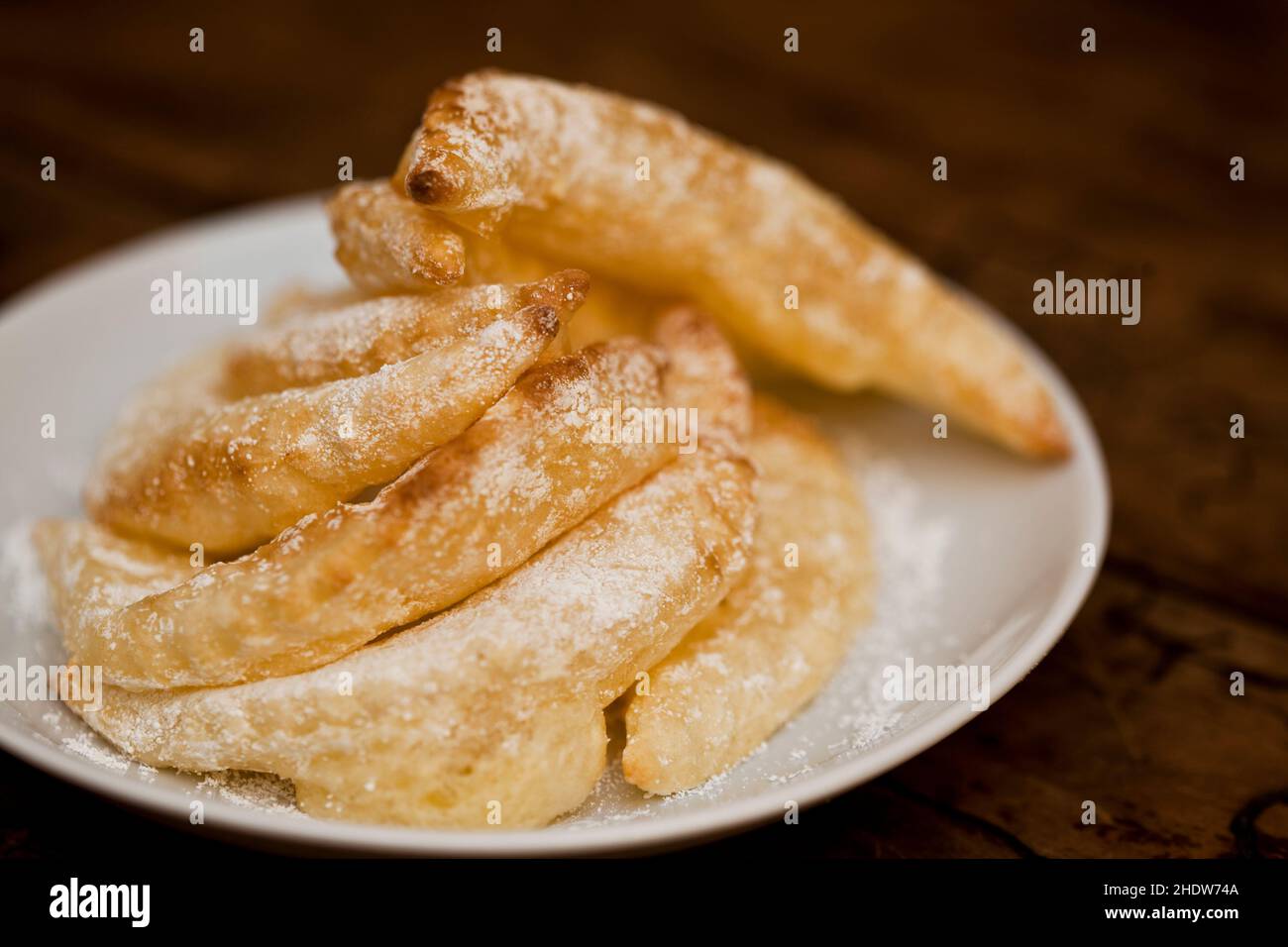 Fancy Brazilian Tapioca chips. Flatbread made from cassava. Food ...