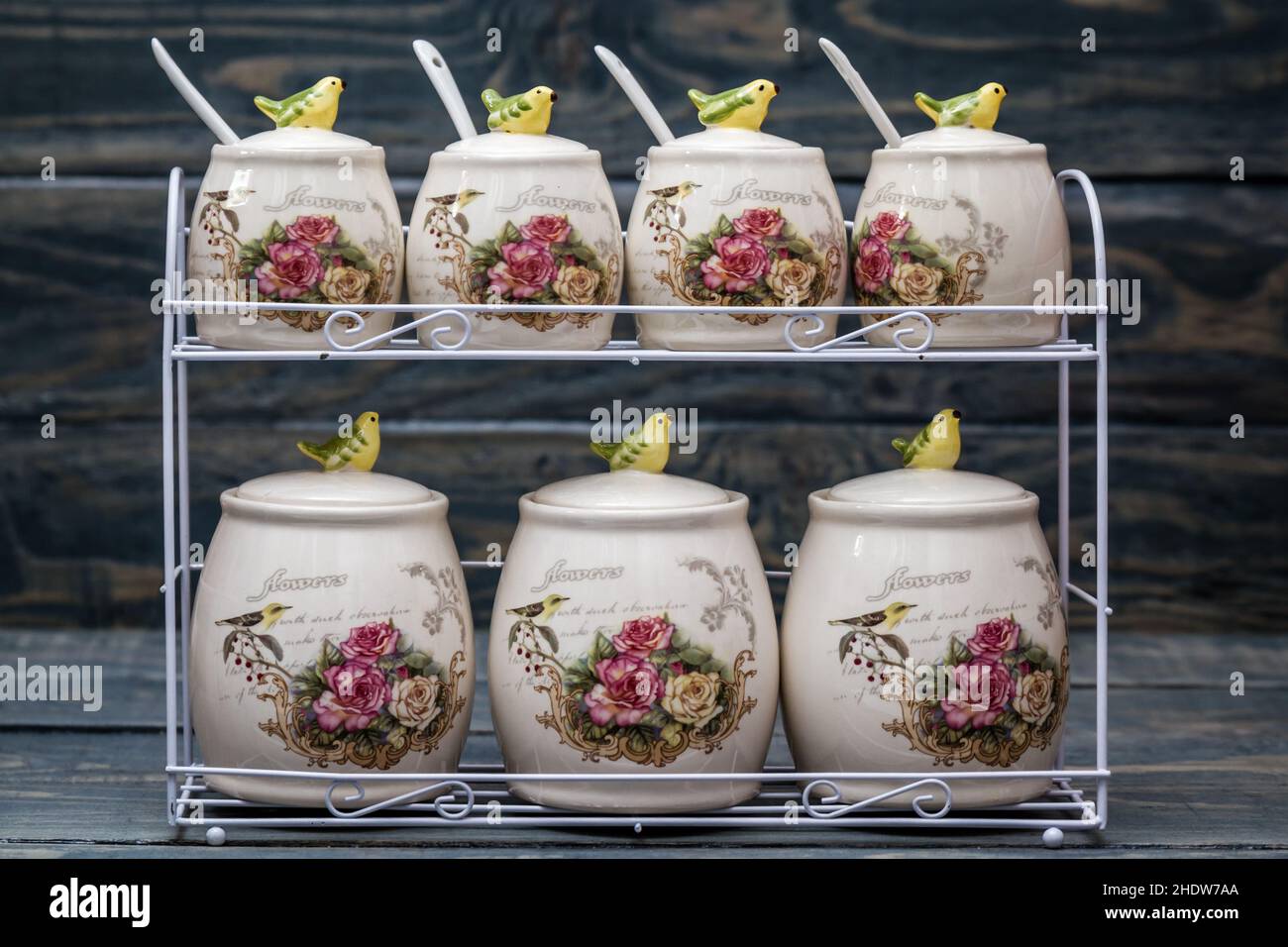 Glaze containers hi-res stock photography and images - Alamy
