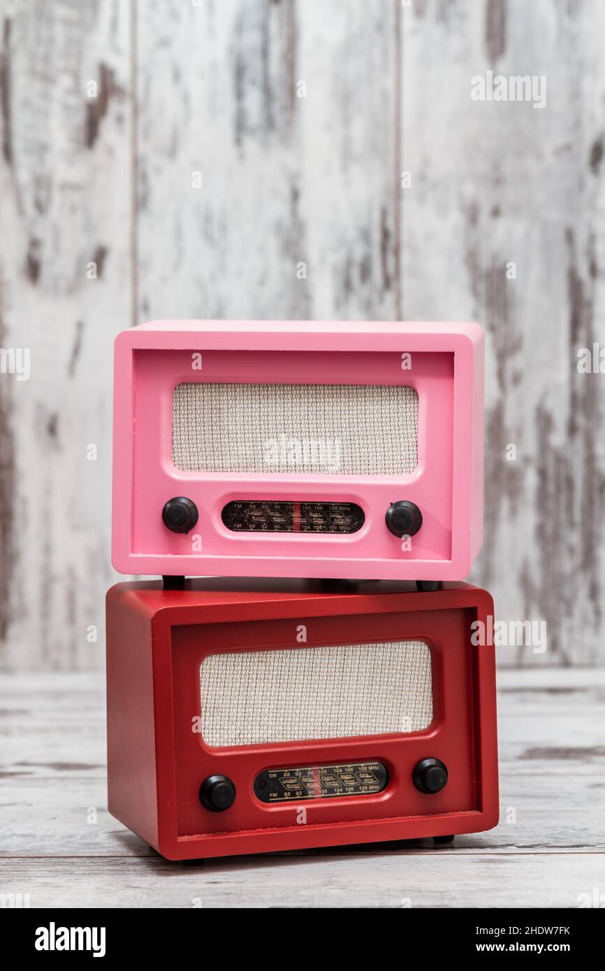 music, retro, radio, musics, old fashioned, retro style, radios Stock ...