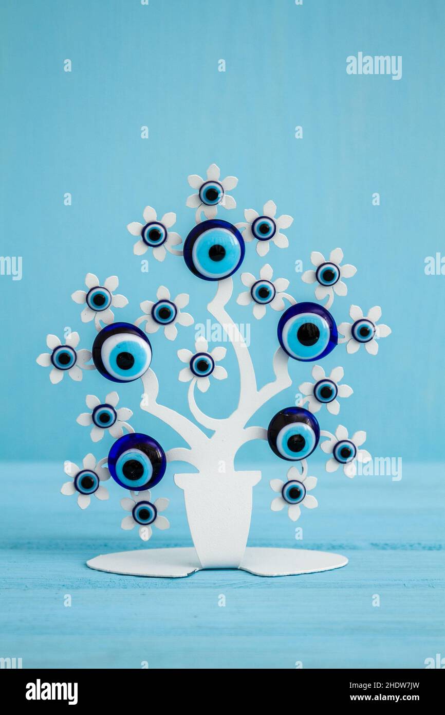 tree, decoration, Nazar amulet, trees, decorations Stock Photo - Alamy