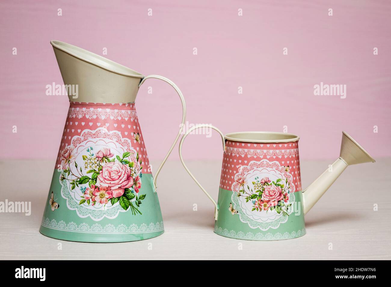 Pink jugs hi-res stock photography and images - Alamy