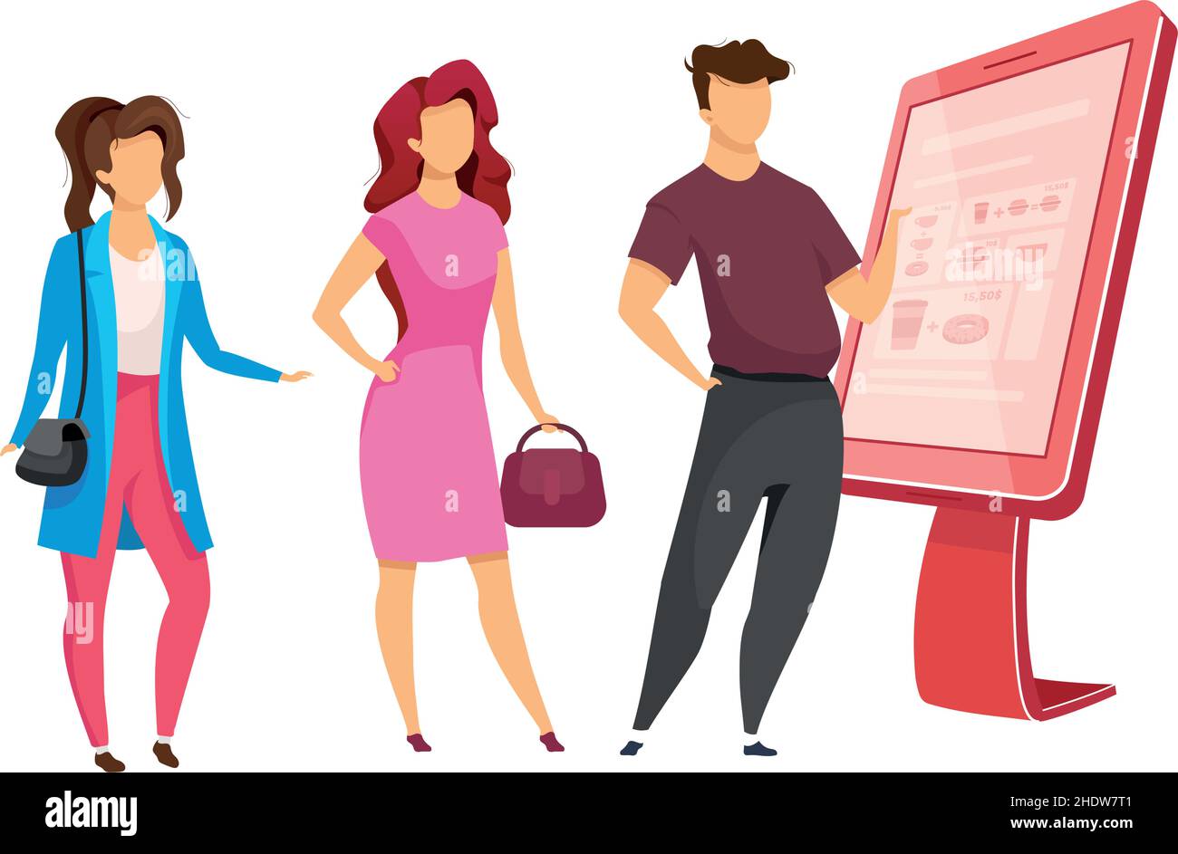 Queue order Stock Vector Images - Alamy