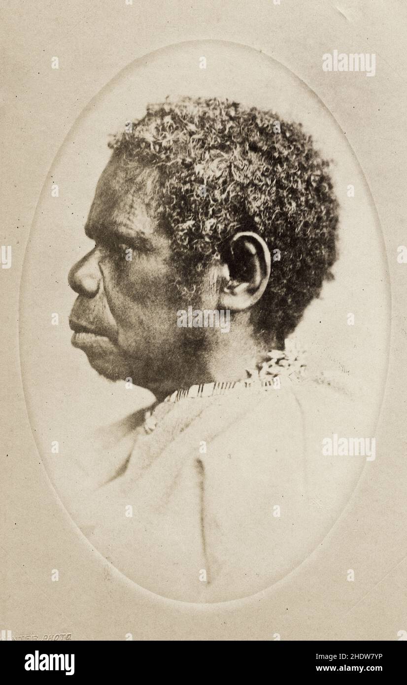 Vintage 19th century photograph: 1860's William Lanne, Laney, King ...