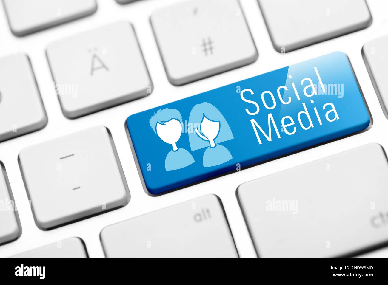 keyboard, social media, social network, keyboards Stock Photo - Alamy