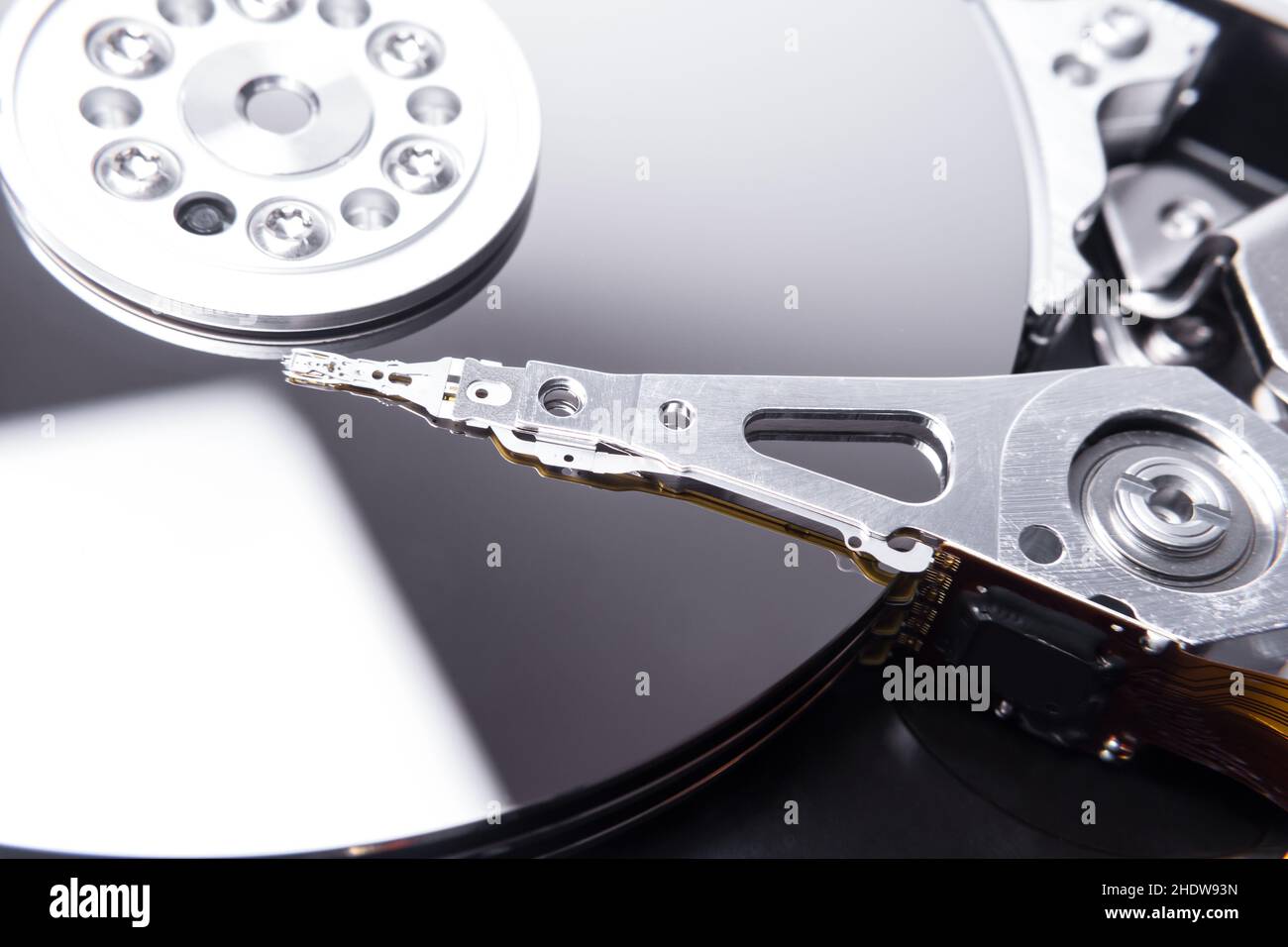 hard drive, disk head, hard drives, disk heads Stock Photo - Alamy