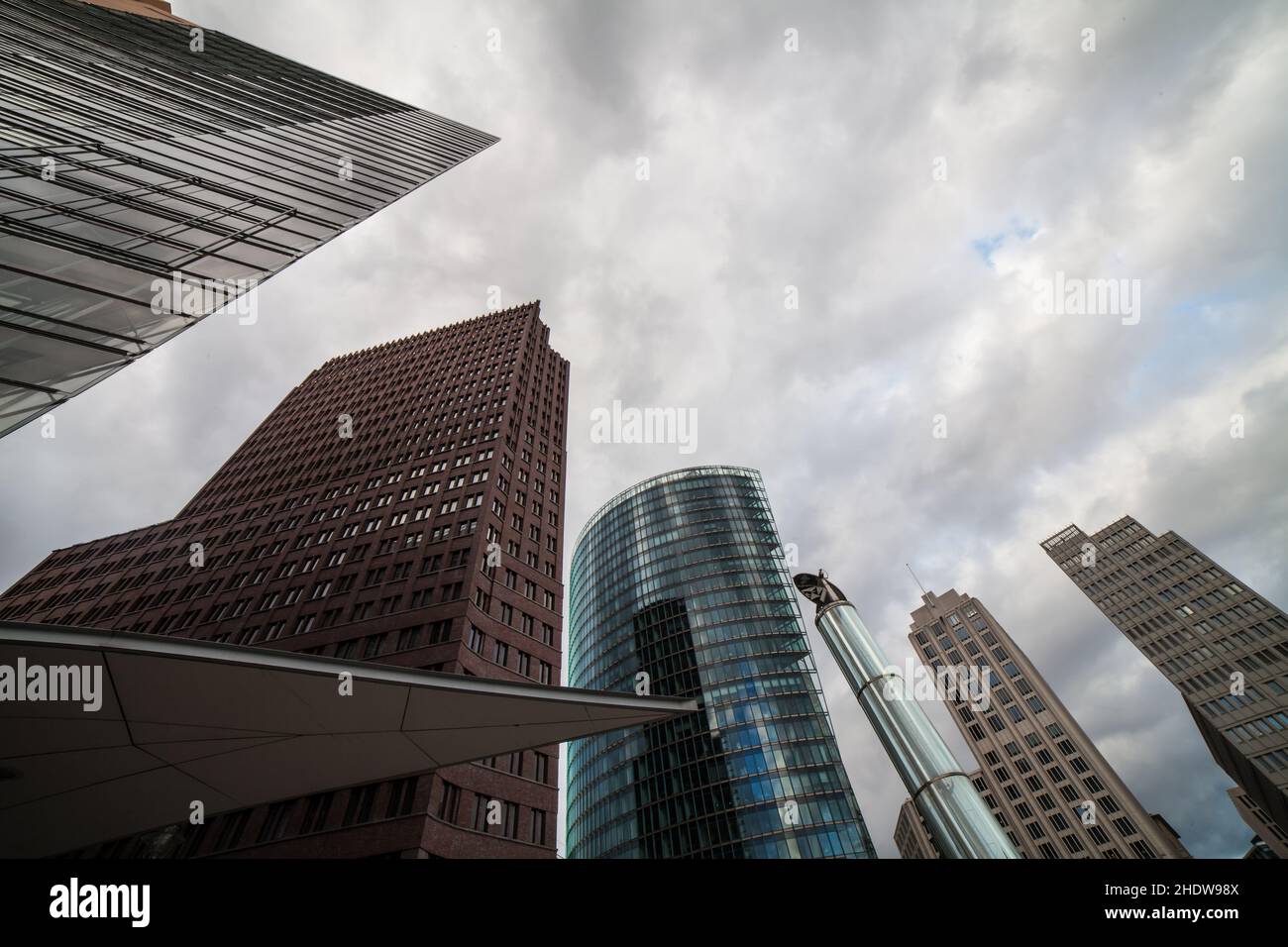 skyline, potsdamer platz, cityscape, cityscapes, skylines, potsdamer ...