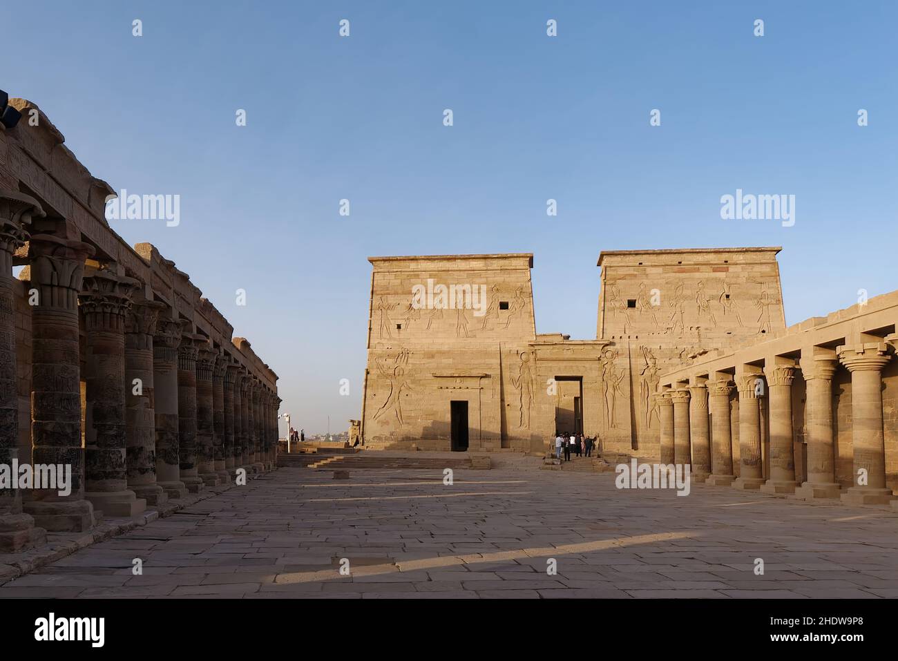 Temple Of Isis At Philae Island, Aswan, Egypt Stock Photo - Alamy