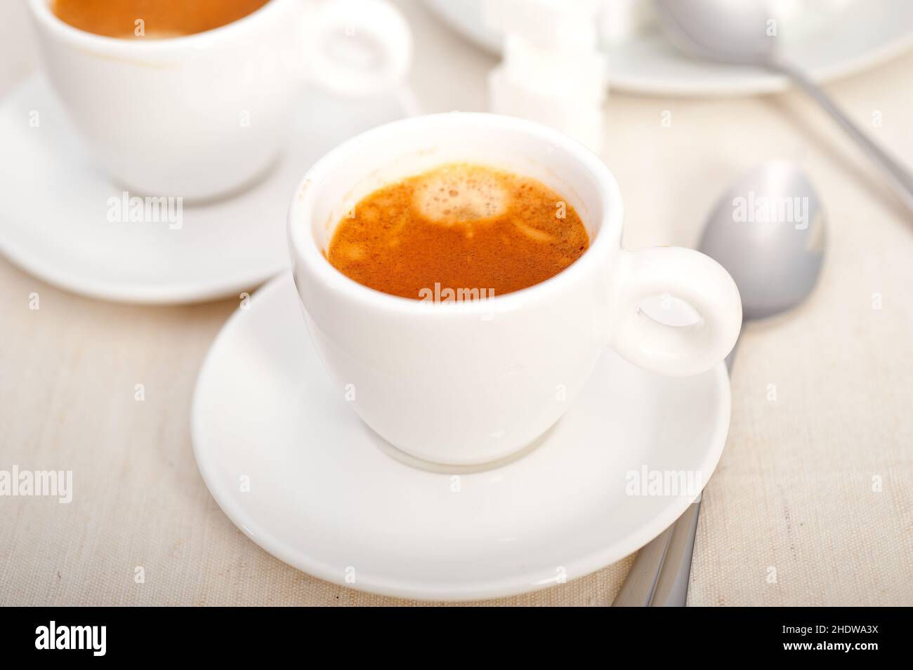 Espressos hi-res stock photography and images - Alamy