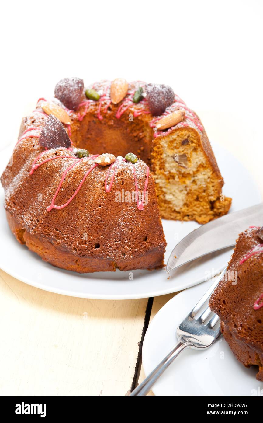 nut cake, home made, nut cakes, home mades Stock Photo - Alamy