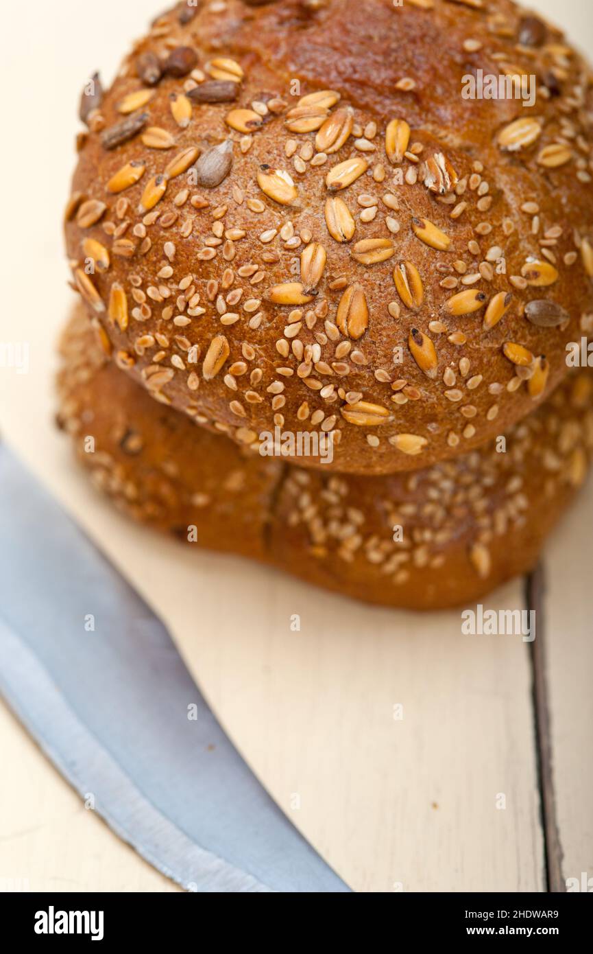 bun, grain bread, buns, grain breads Stock Photo - Alamy