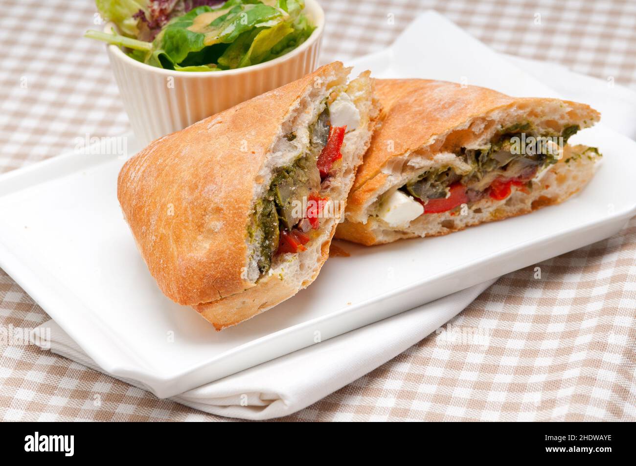 Baguette sandwich ciabatta baguettes hi-res stock photography and ...