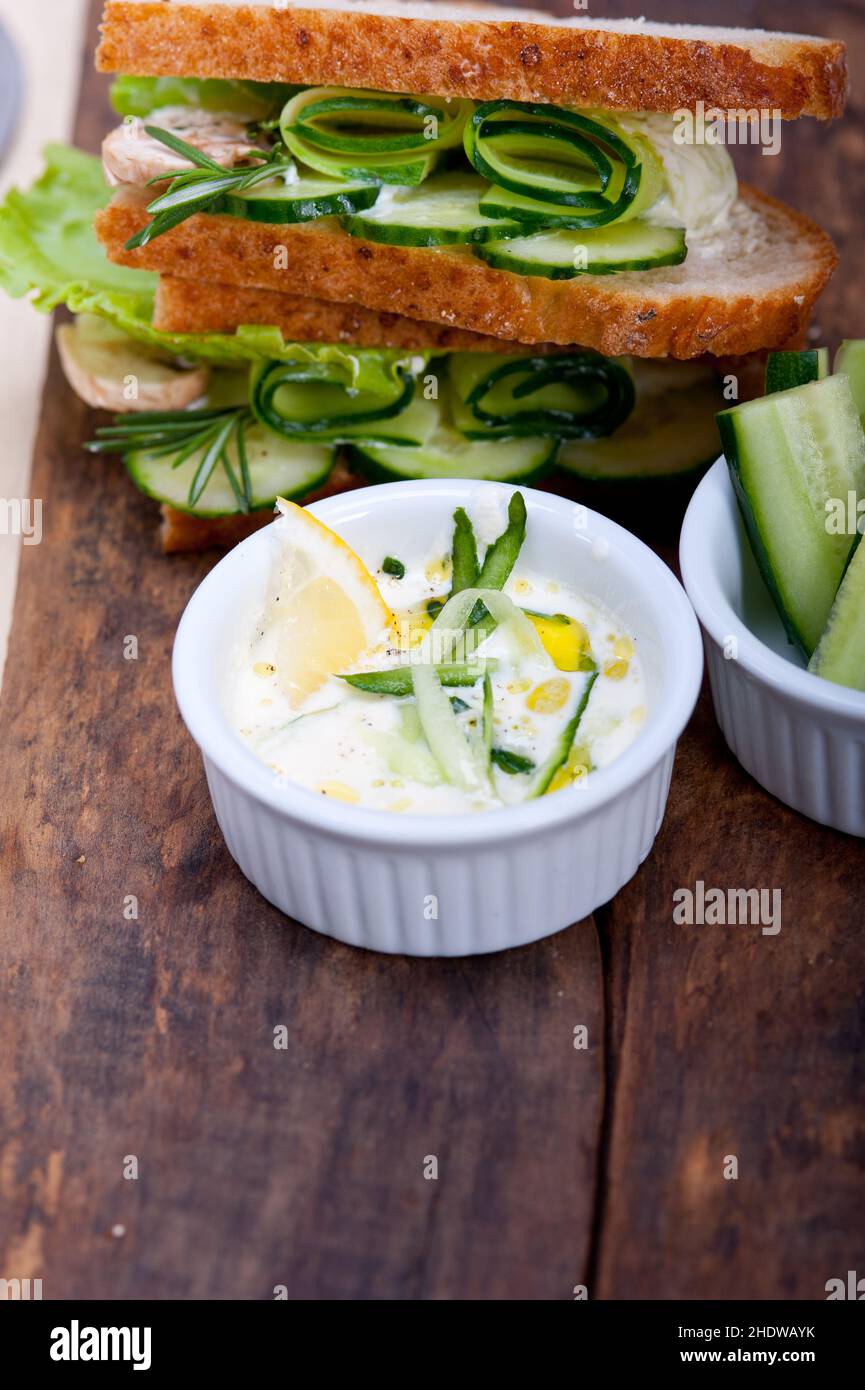 dip, sandwich, snack, dips, sandwichs, snacks Stock Photo - Alamy