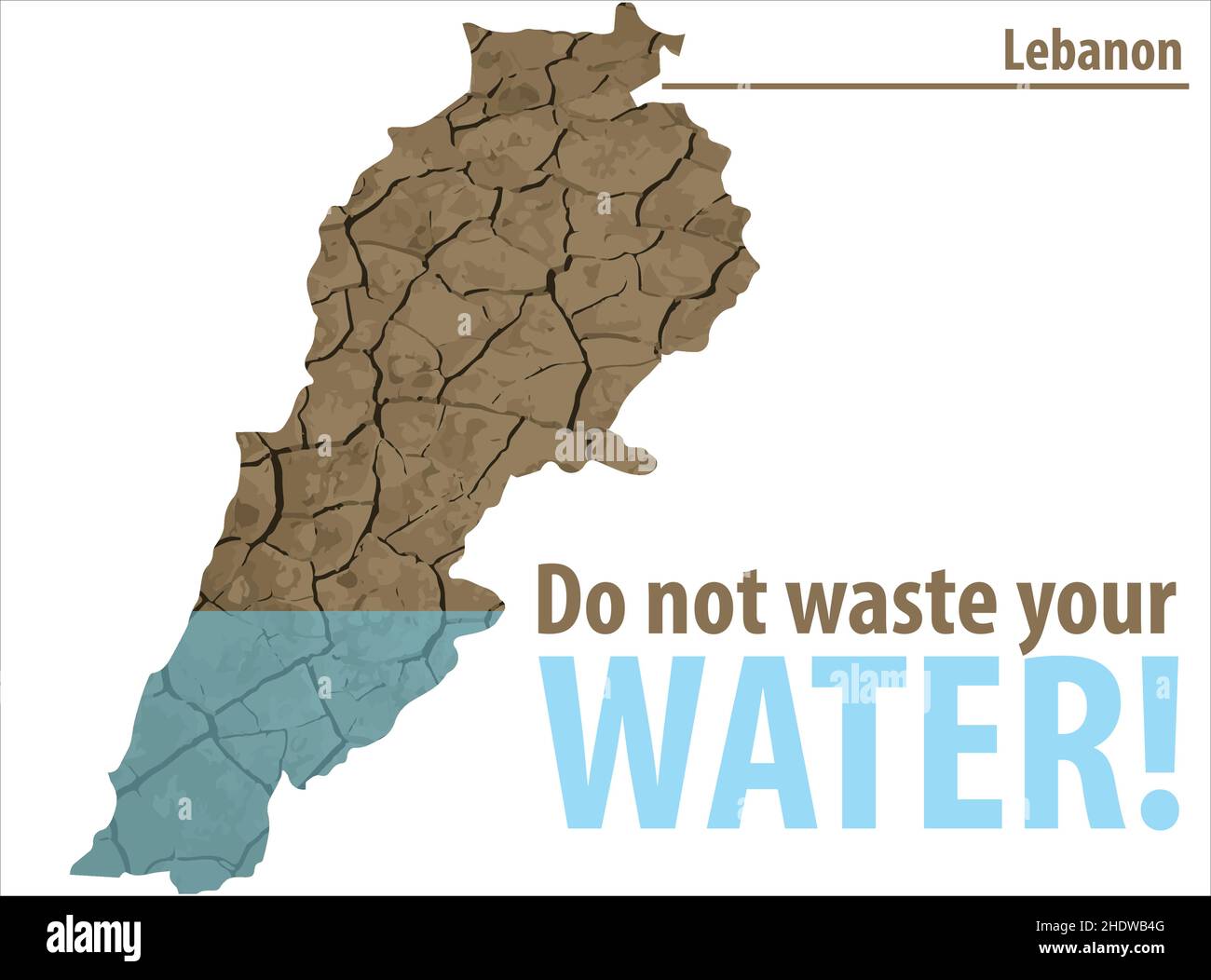 Desertification illustration Stock Vector Images - Alamy