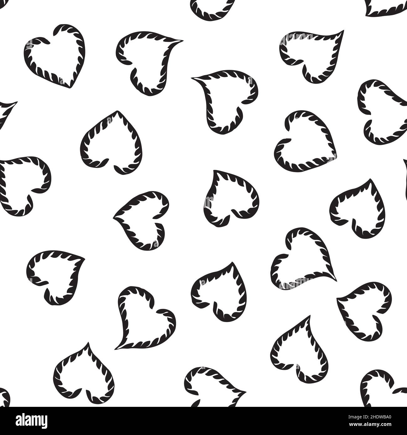 Abstract seamless heart pattern. Can be used for wallpaper, pattern ...