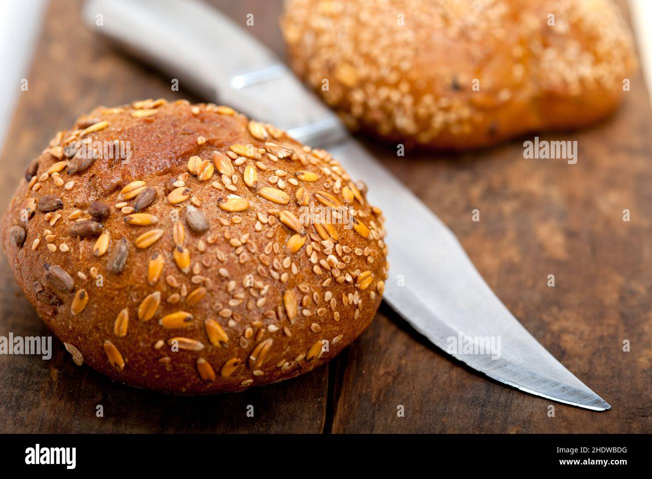 bun, grain bread, buns, grain breads Stock Photo - Alamy