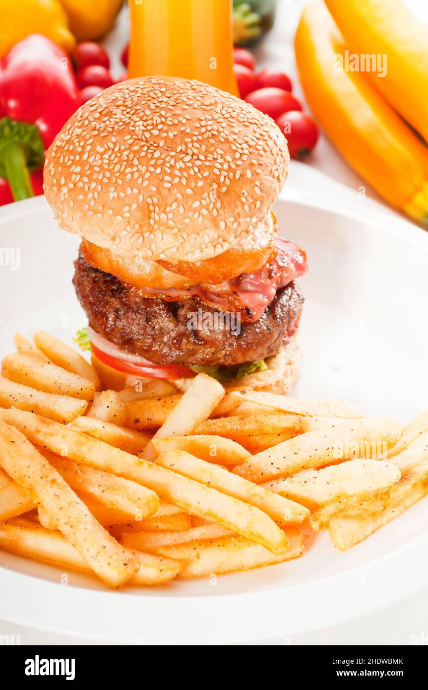 fast food, french fries, fastfood, pommes Stock Photo - Alamy