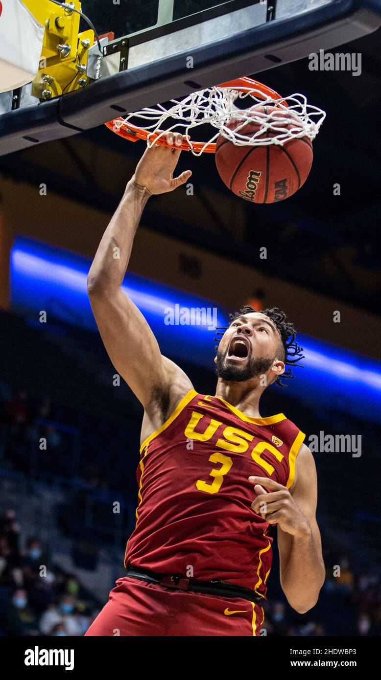 Hass Pavilion. 06th Jan, 2022. CA U.S.A. USC Trojans forward Isaiah ...